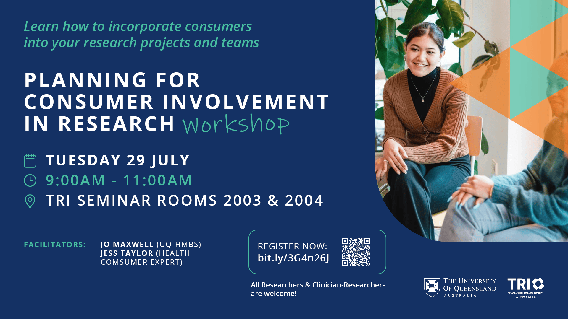 Planning for Consumer Involvement in your Research - Translational ...